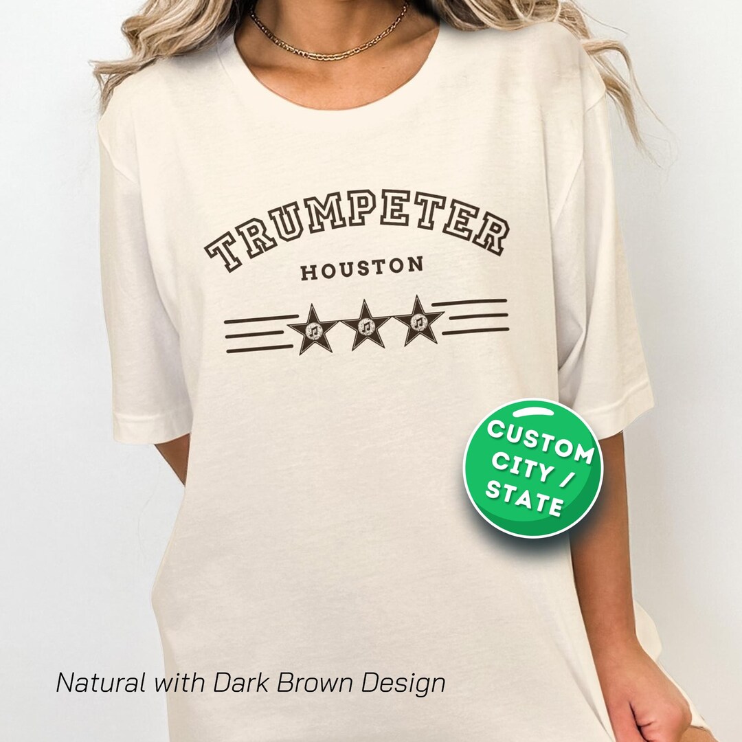 Personalized Trumpet Player Gift, Custom Musician T-shirt for Trumpeter ...