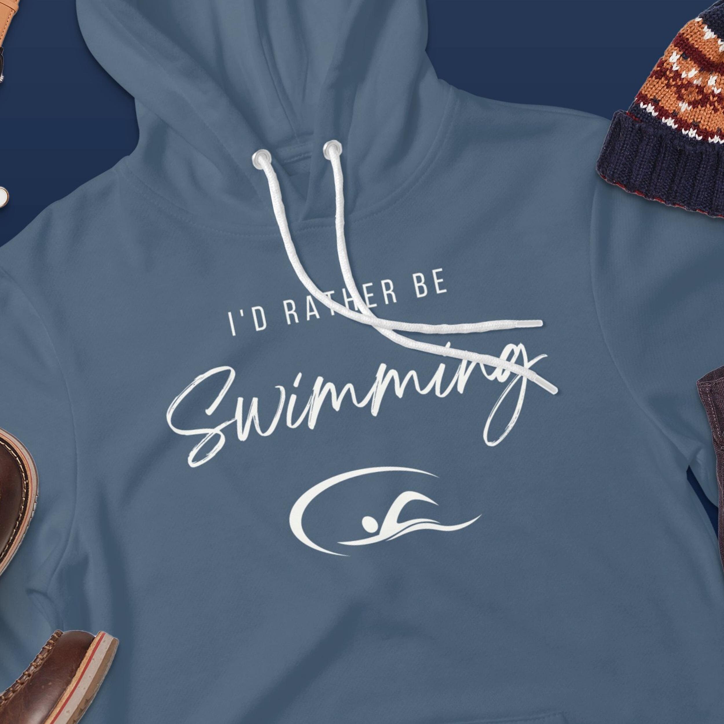 Swimming Hoodie or T-shirt, Gift for Swimmer, Swim Team, Funny Graphic ...