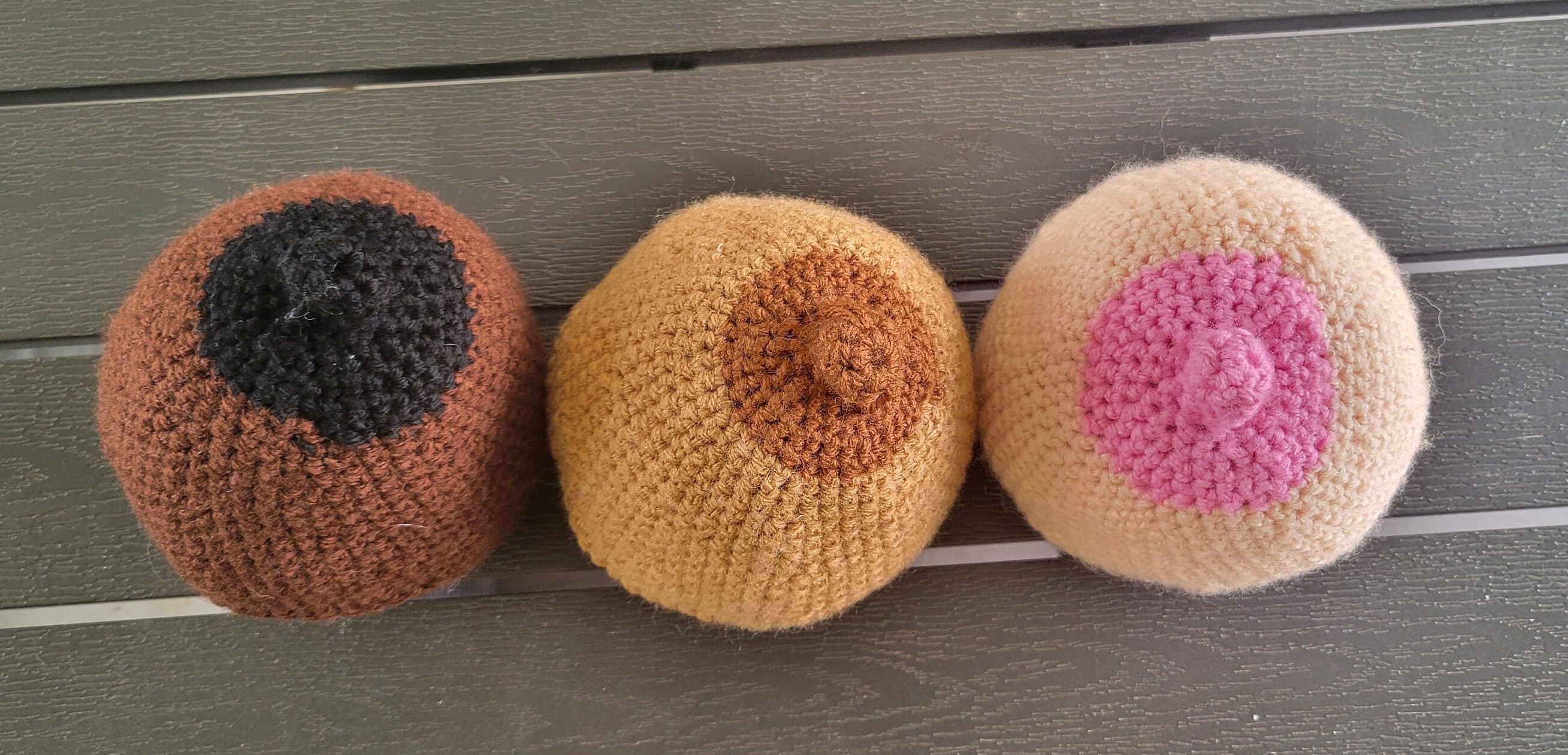 Crochet Breast Model With Adjustable Nipple for Breastfeeding Education ...