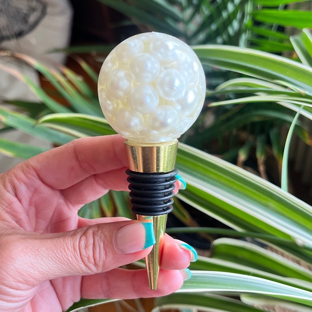 Pearl Bottle Topper - Etsy