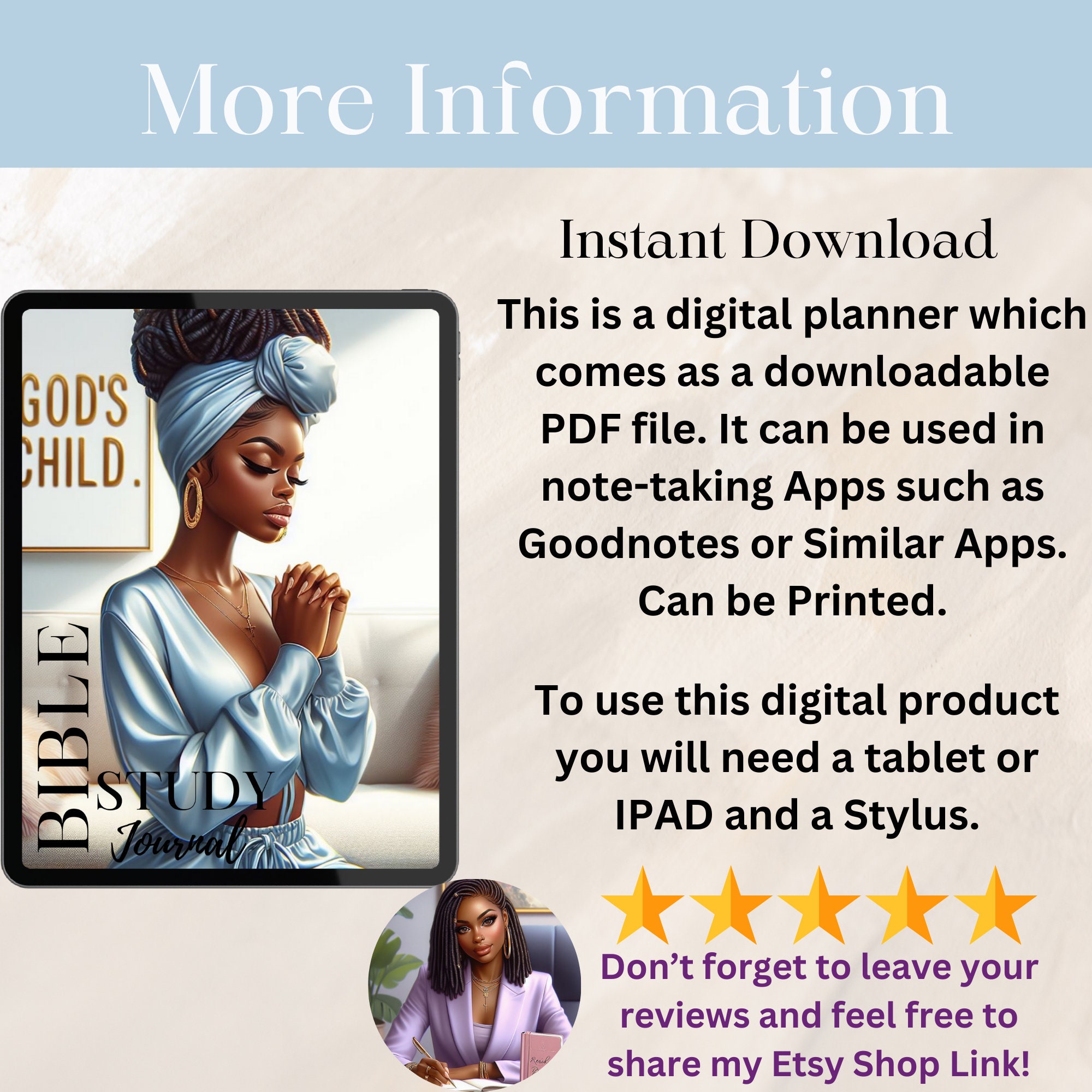 Black GIRL Prayer Journal Bible Study Journal Printable Prayer Journal ...