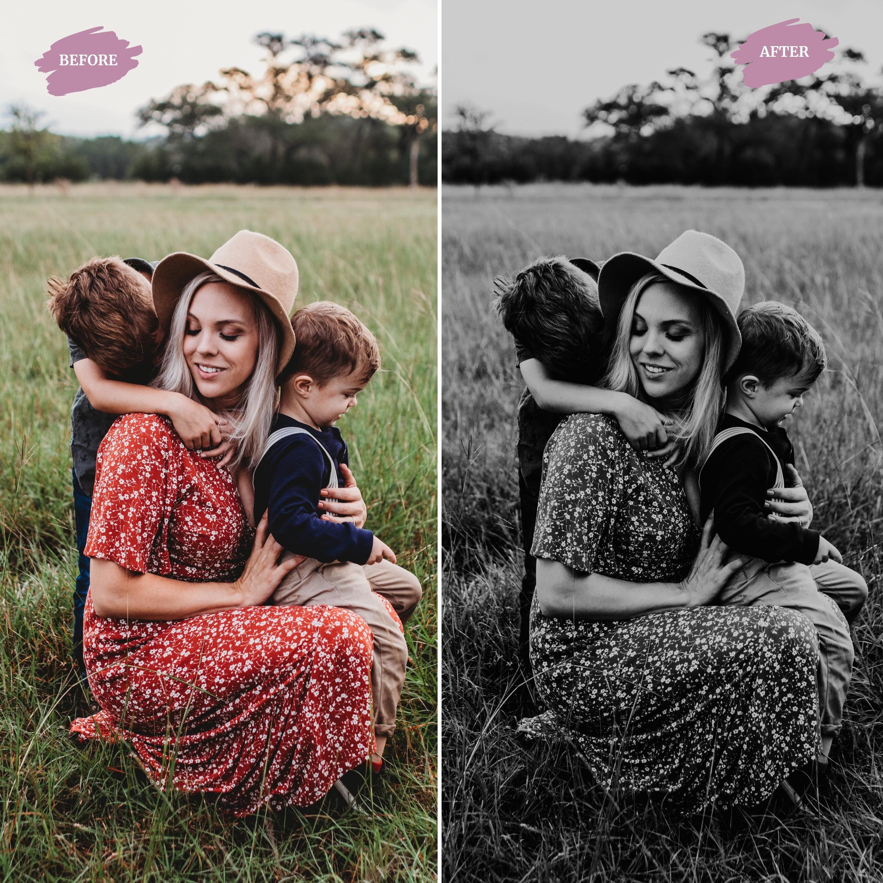 8 Monochrome Video Luts Black White Luts B&W Portrait Luts - Etsy