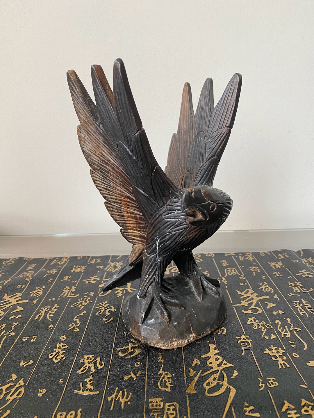 W0002 Vintage /handcrafted/ Wooden/ Eagle /sculpture - Etsy