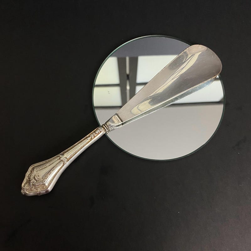 Vintage Silverware Horn - Etsy