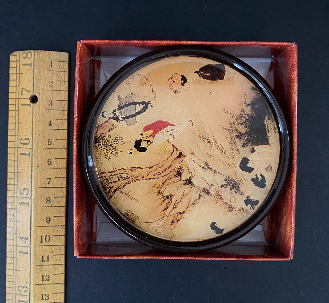 W0163 Vintage Formic Collection Set of 4 in Box / Formica Round Casters ...