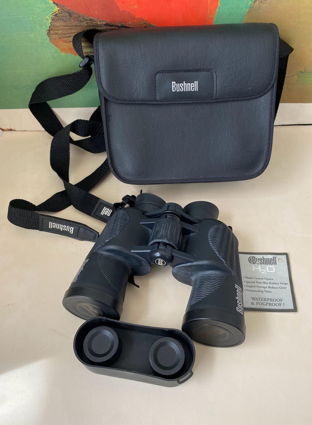 W0812 Vintage BUSHNELL H2o 10x42 Waterproof & Fogproof Binoculars ...