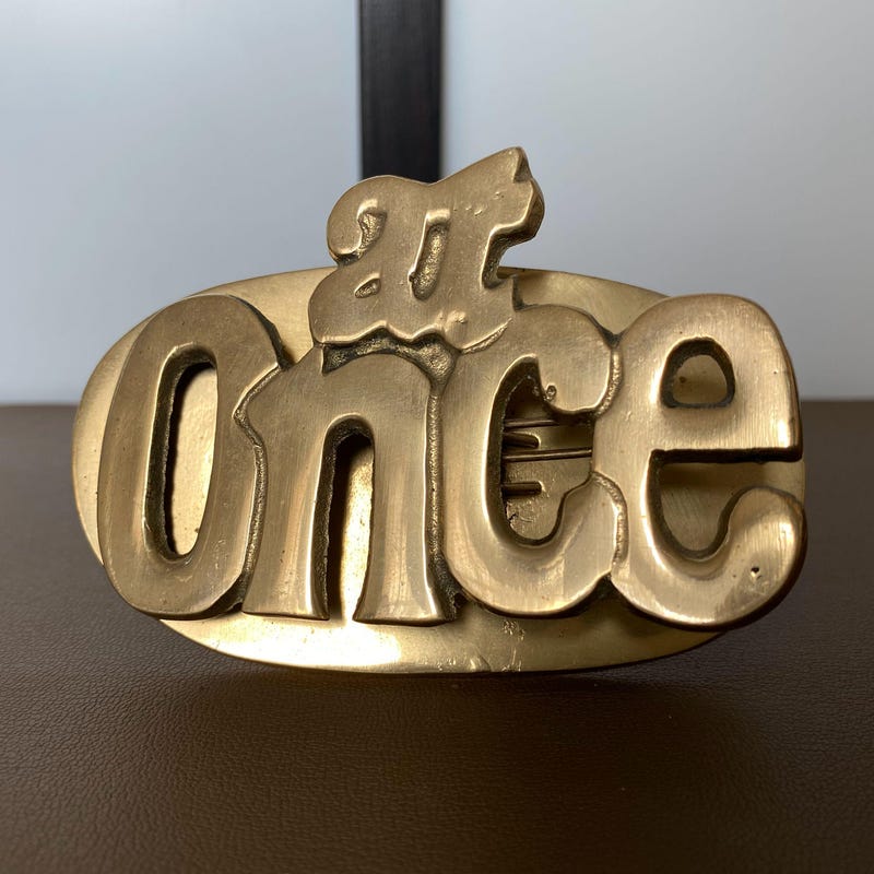 Brass Paperweight - Etsy