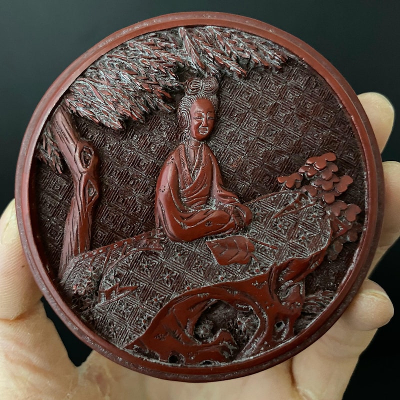 Cinnabar Vintage Box - Etsy UK