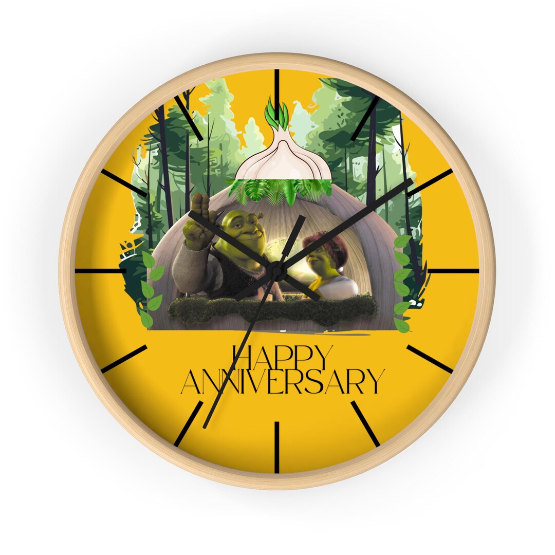 Shrek Fiona Clock, Shrek Clock, Fiona Clock, True Love Clock, Shrek ...