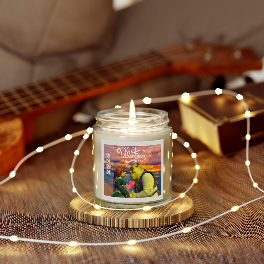 Shrek and Fiona Valentine's Day Scented Candle you're My True Love - Etsy