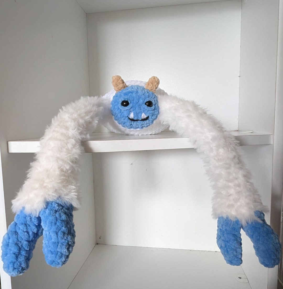 Yeti Soft-claws Crochet Pattern, No Sew, Amigurumi Yeti Crab PATTERN ...