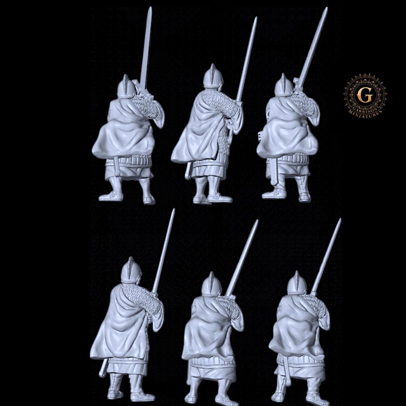 Scots Gallowglasses X6: 28mm Medieval Wargame and Display Miniatures - Etsy