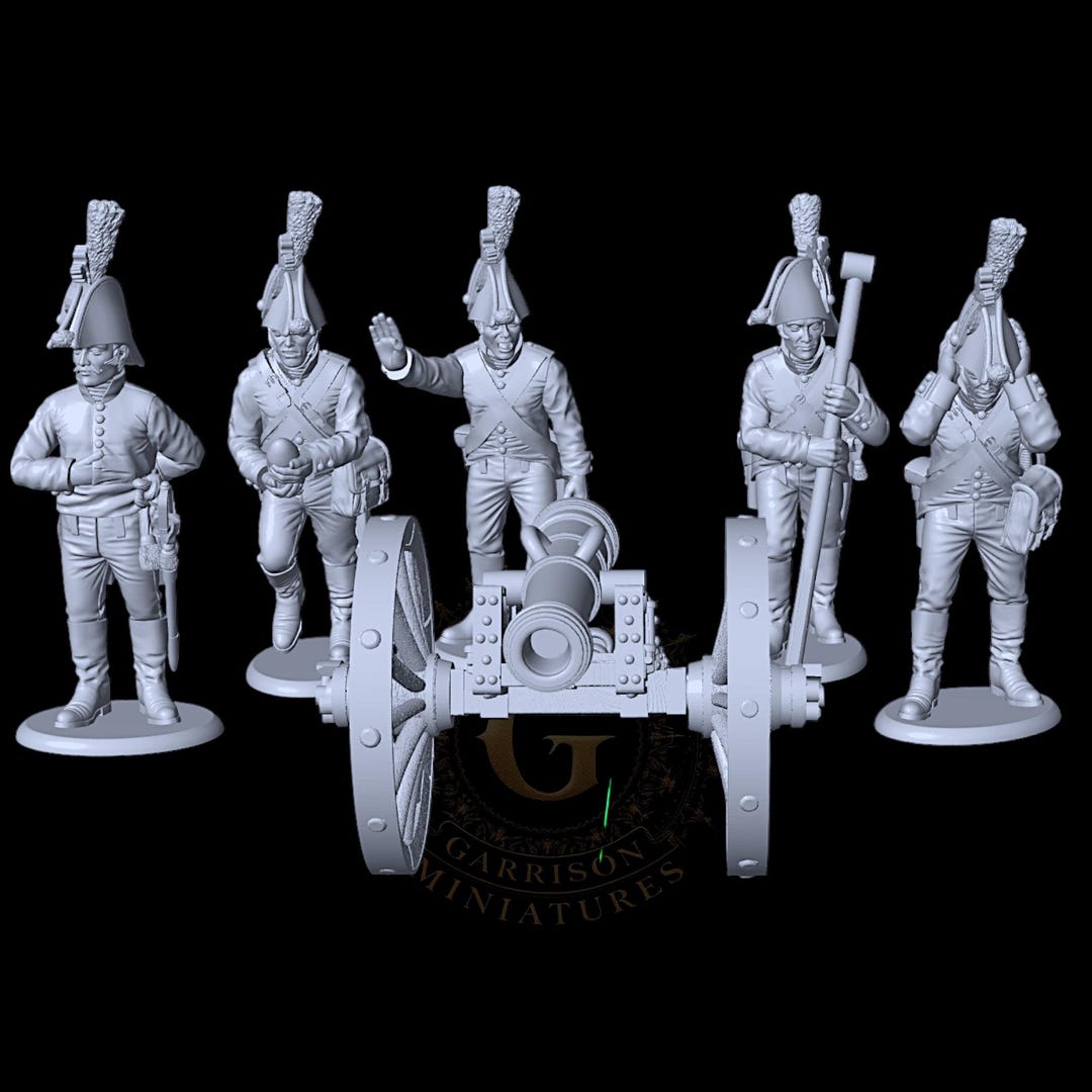 Austrian Artillery 28mm Napoleonic Wargame & Display Miniatures - Etsy