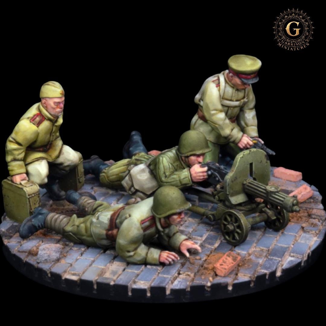 Soviet Maxim Unit: 28mm WW2 Wargame and Display Miniatures - Etsy