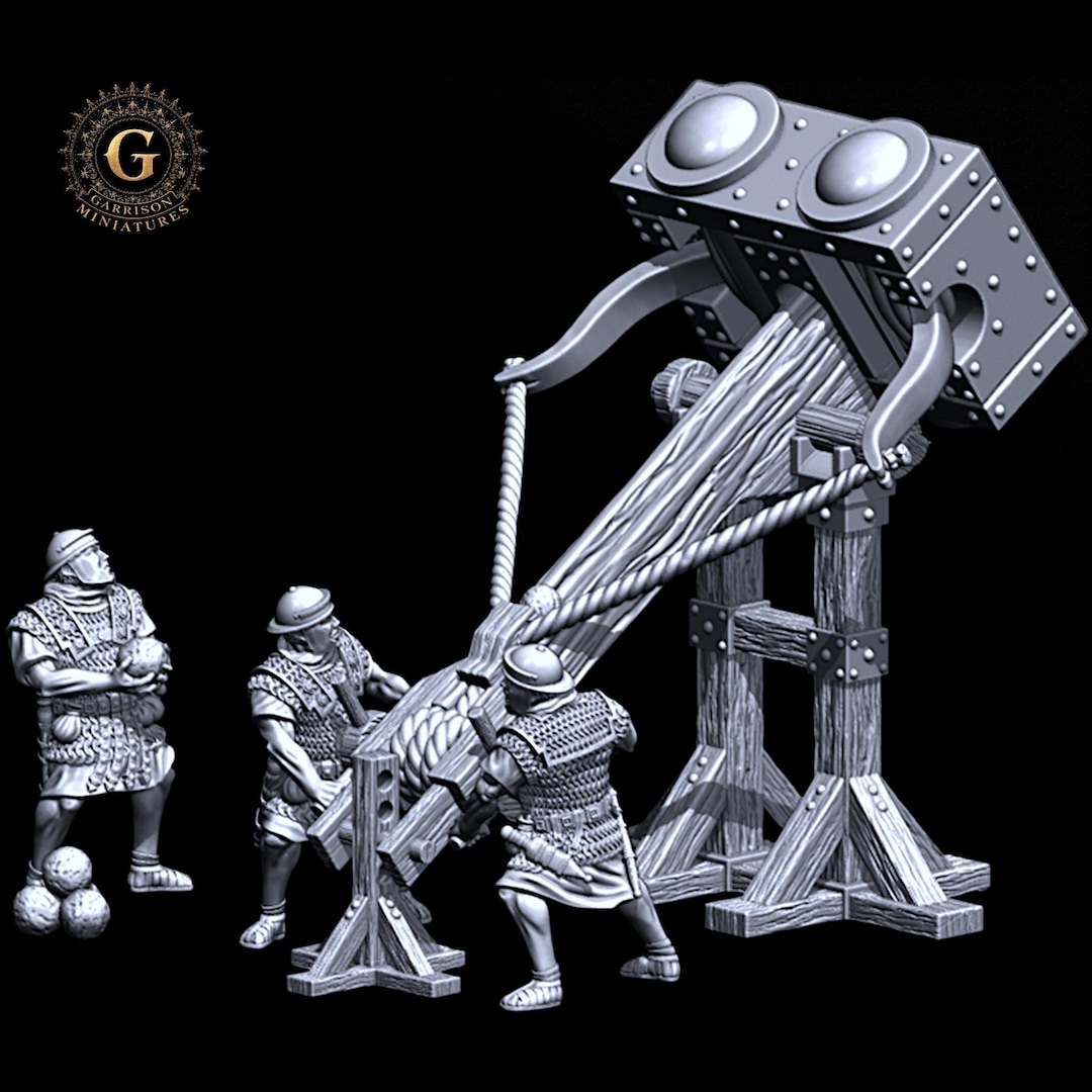 Ancient Roman Ballista Artillery & Crew: 28mm Wargame Miniatures - Etsy