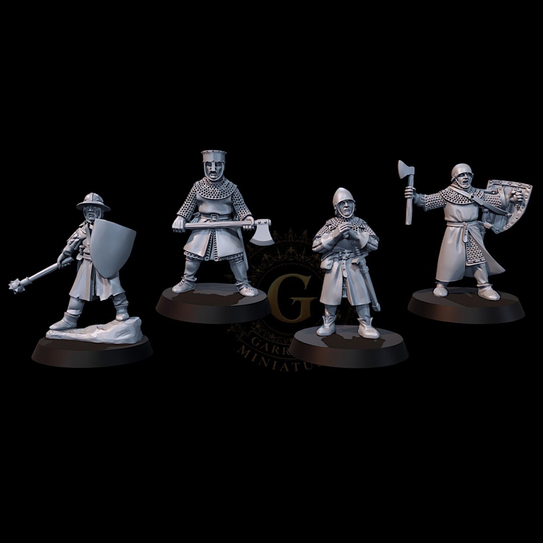 Medieval Warrior Personalities - 28mm 1/56 Wargame and Collectors ...