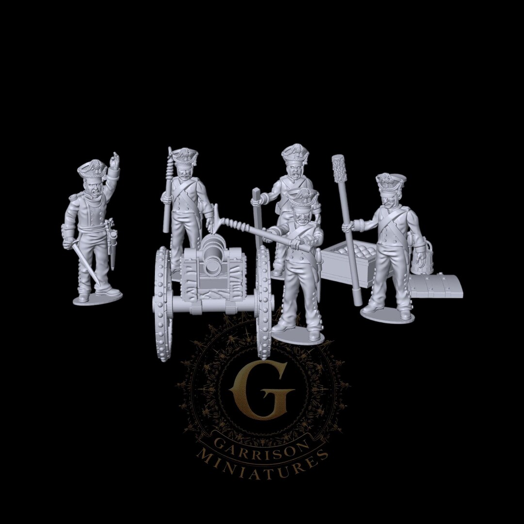 Russian Guard Artillery: 28mm Napoleonic Wargame & Display Miniatures ...