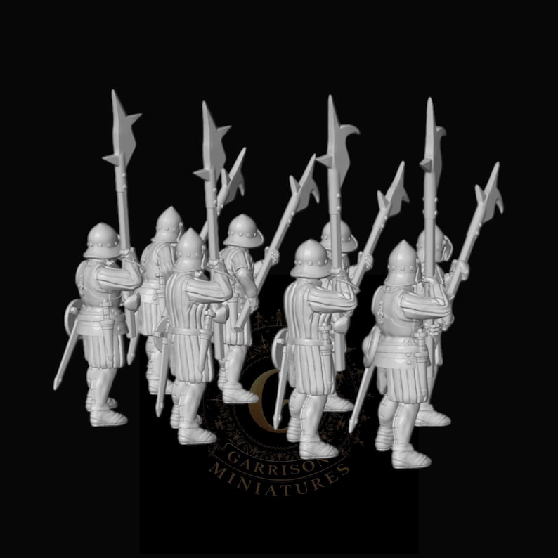 Medieval Scots Billmen: 28mm Wargame Miniatures - Etsy
