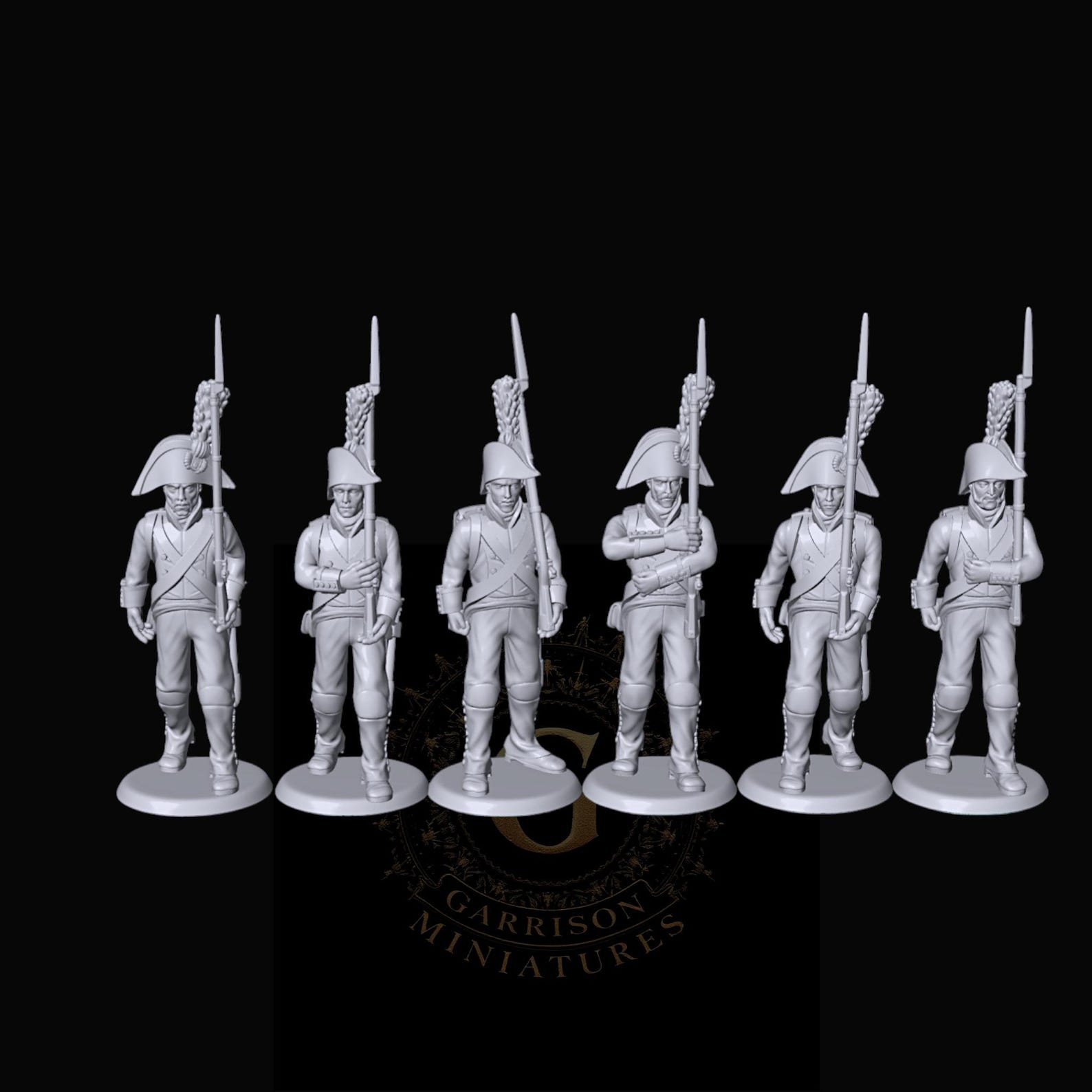 Spanish Infantry in Bicornes Marching X6 28mm Wargame & Display ...