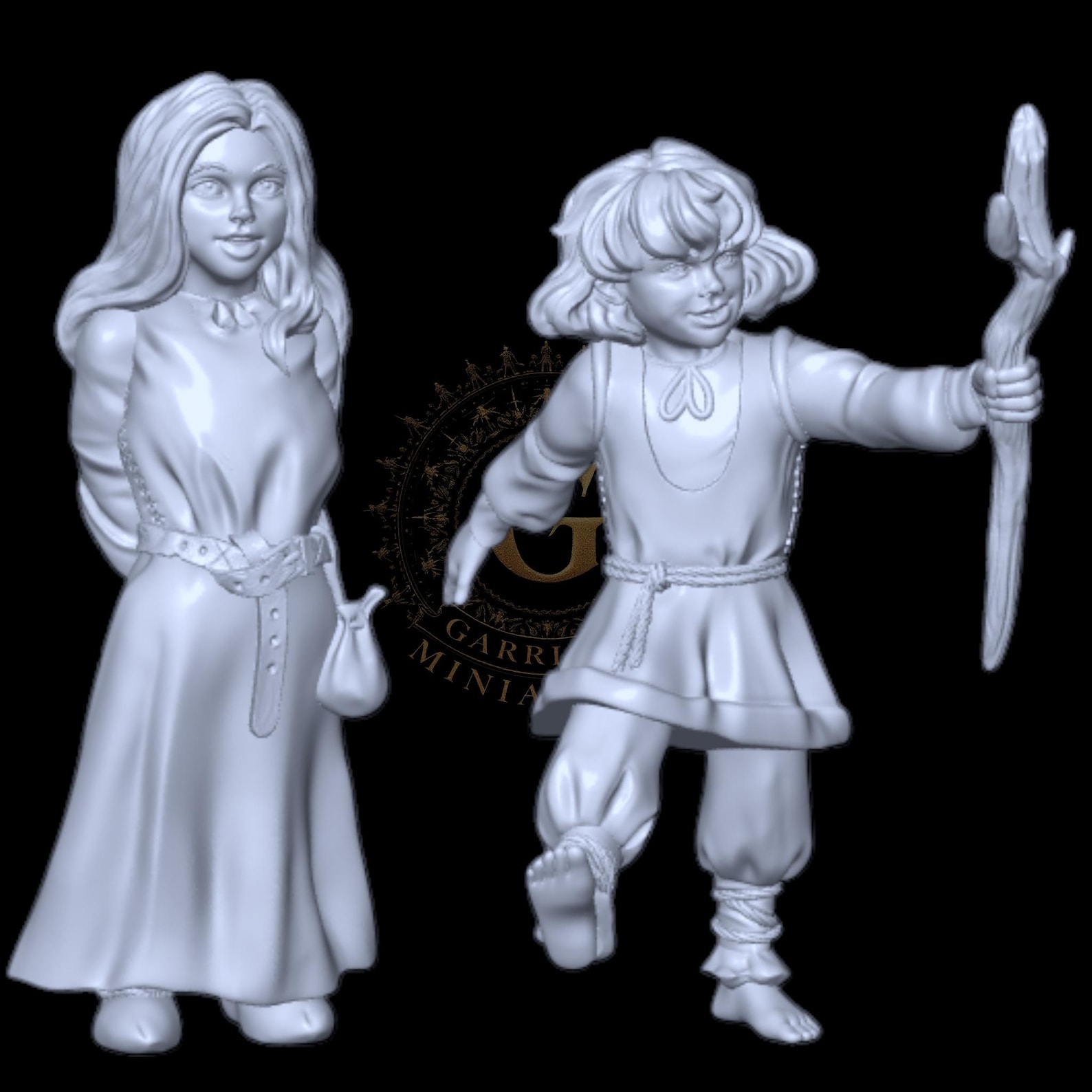 Nobles, Commoners & Children, 28mm Medieval Wargame and Display ...