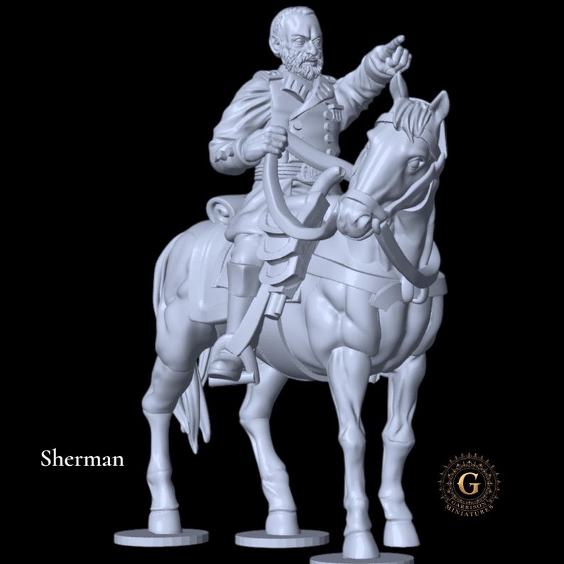 Union High Command X5: 28mm Civil War Wargame & Display Miniatures - Etsy