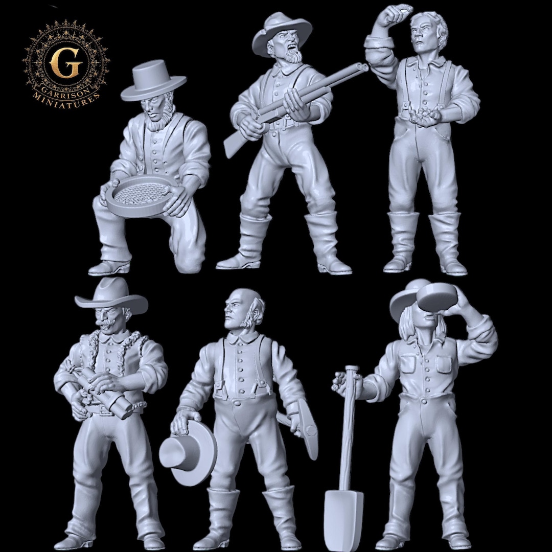 Prospectors: Wild West HO/OO 1/87 Unpainted Model Railroad and Diorama ...