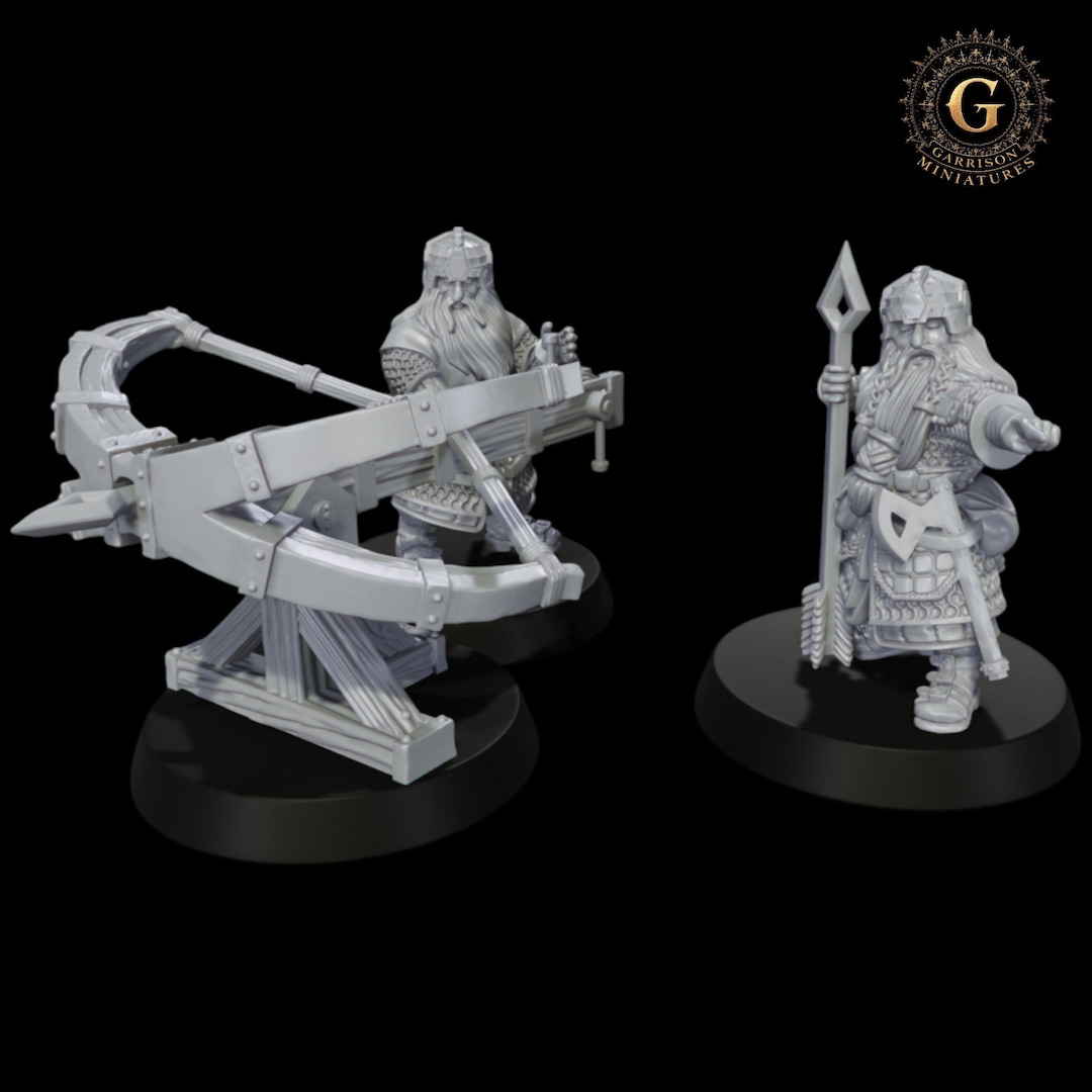 Dwarf Scorpion Catapult and 2 Crew - 28mm Fantasy Wargames & Collectors ...