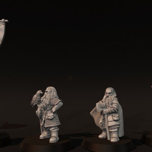 Dwarf Commanders X4 Ideal MESBG, Lotr, 28mm , Wargames and Collectors. - Etsy