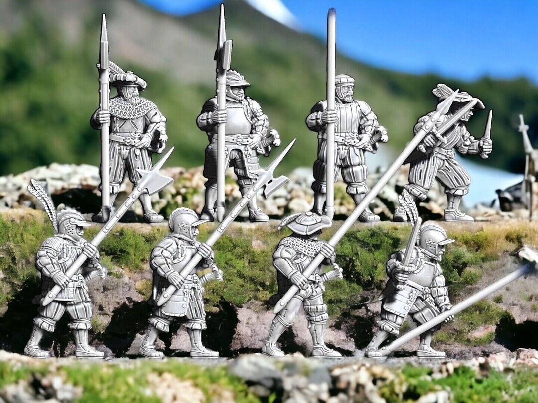 Germanic Light Infantry: 28mm Wargame Miniatures - Etsy