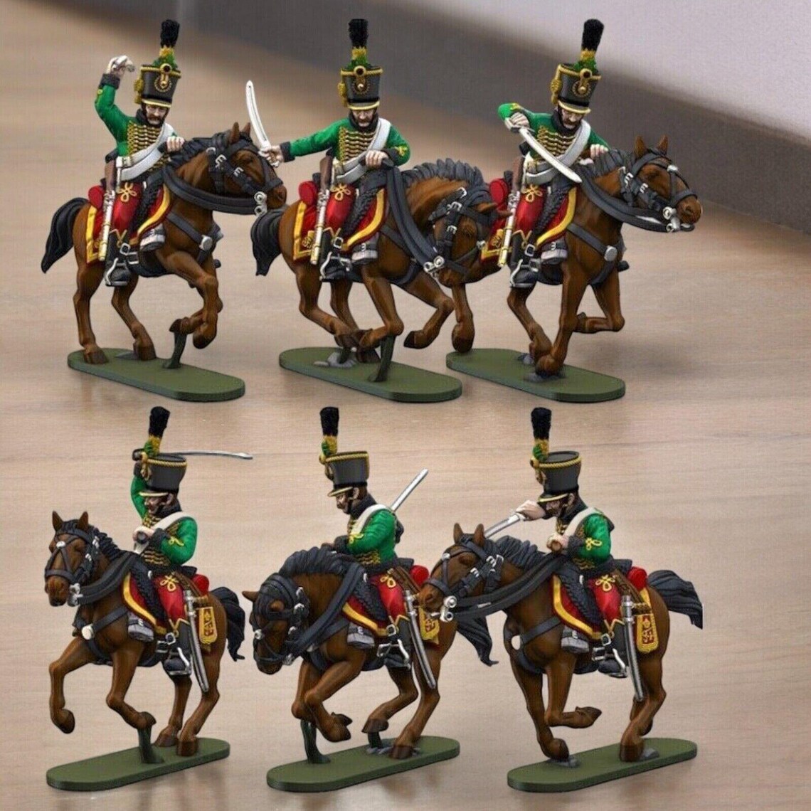 Napoleonic 28mm Austrian Hussars Skirmish Set A Wargames Collectors ...