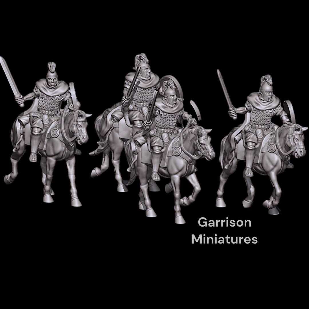 Ancient Roman Equites Custodes X4 Saga Carthage Hail Caesar 28mm 1/56 ...