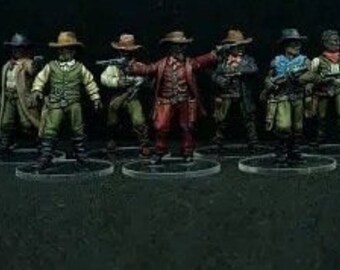 Wild West Chinese Gang Miniatures - Etsy