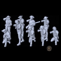 American Revolution Line Infantry in Uniform - Series 2 - Etsy