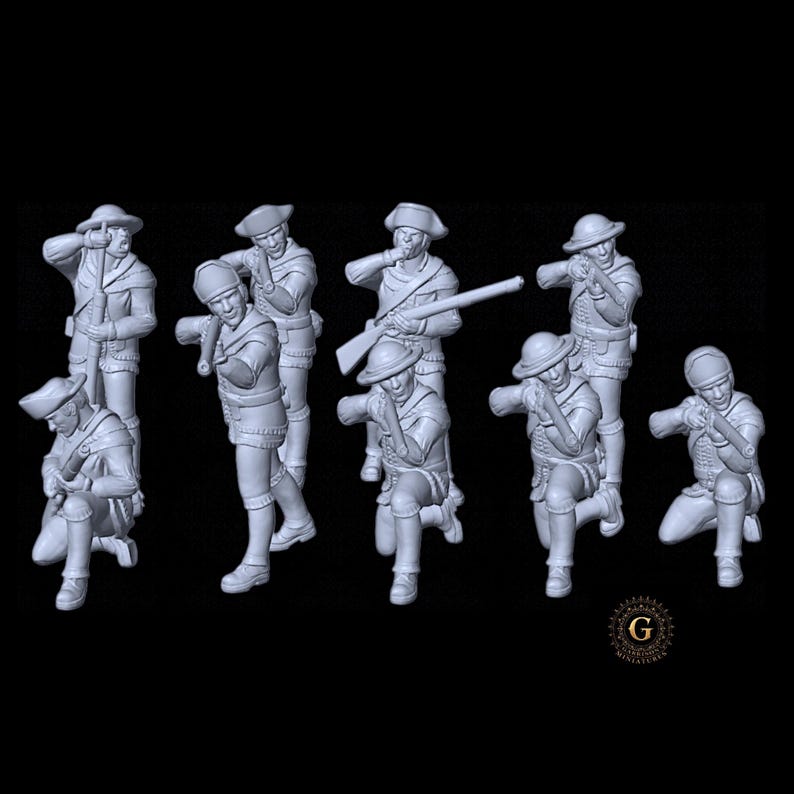 Revolutionary War Continental Infantry: 28mm AWI Wargame and Display ...