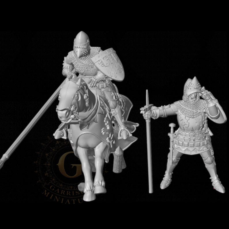 Sir Henry Percy "harry Hotspur" Foot & Mounted 28mm Medieval Wargame ...
