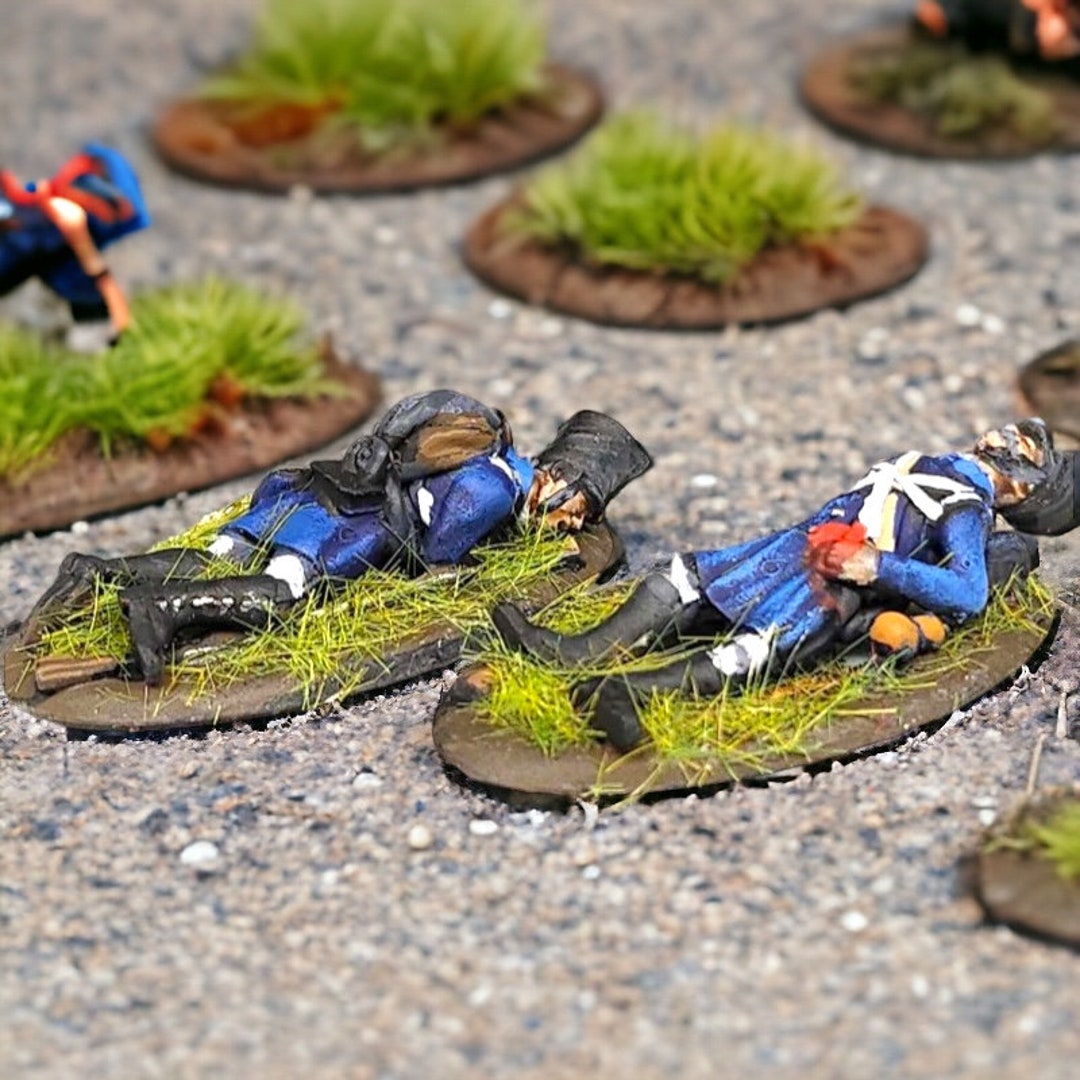 Napoleonic Prussian Landwehr Infantry Casualties 28mm Waterloo Wargames ...