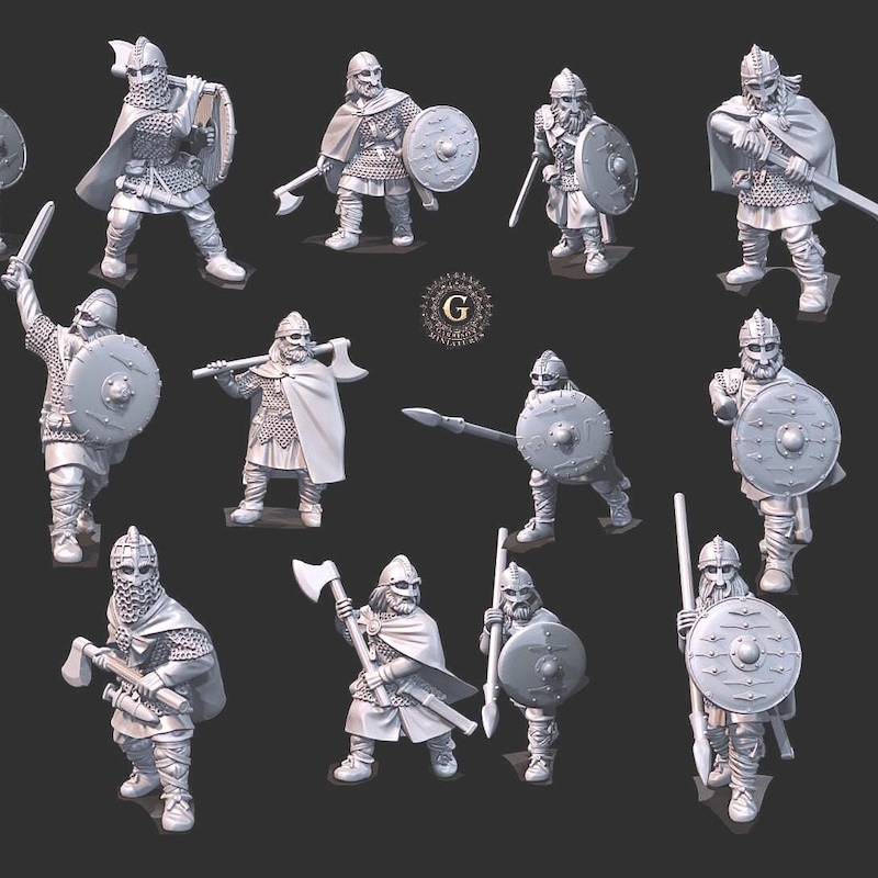 Norse Miniature Figures - Etsy