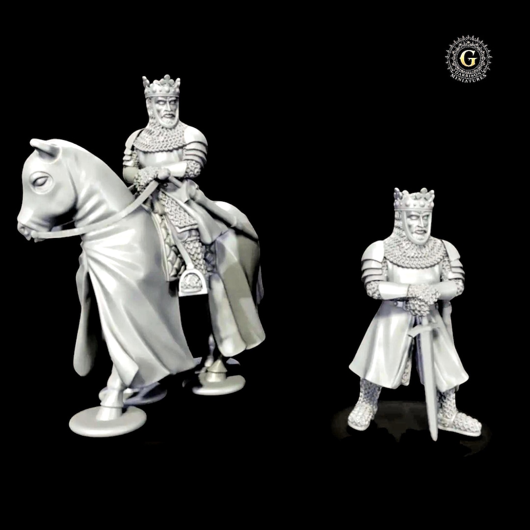 King Edward I, Hammer of the Scots:28mm Wargame Miniatures - Etsy