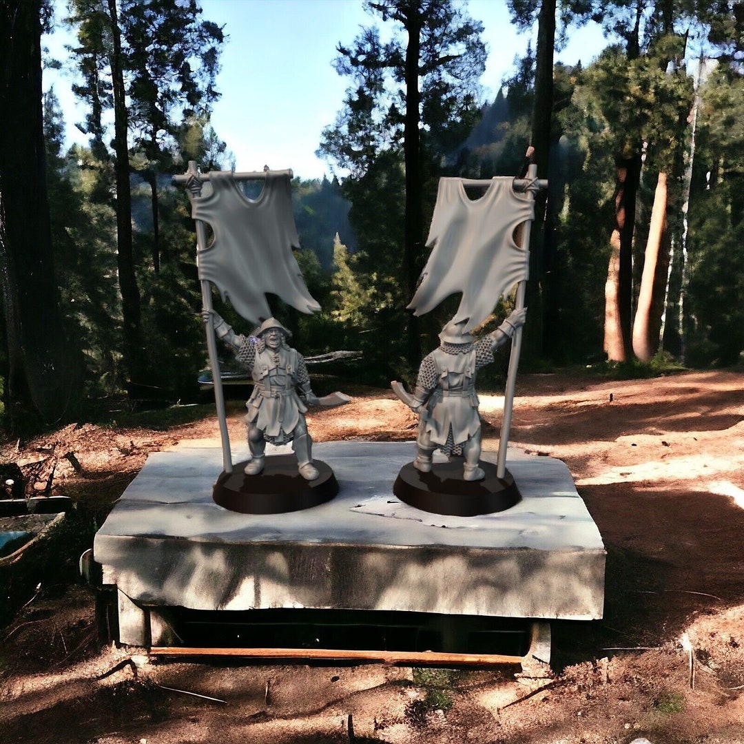 Armored Orc Command X2 Figures Ideal MESBG, LOTR, Etc 28mm Wargames - Etsy