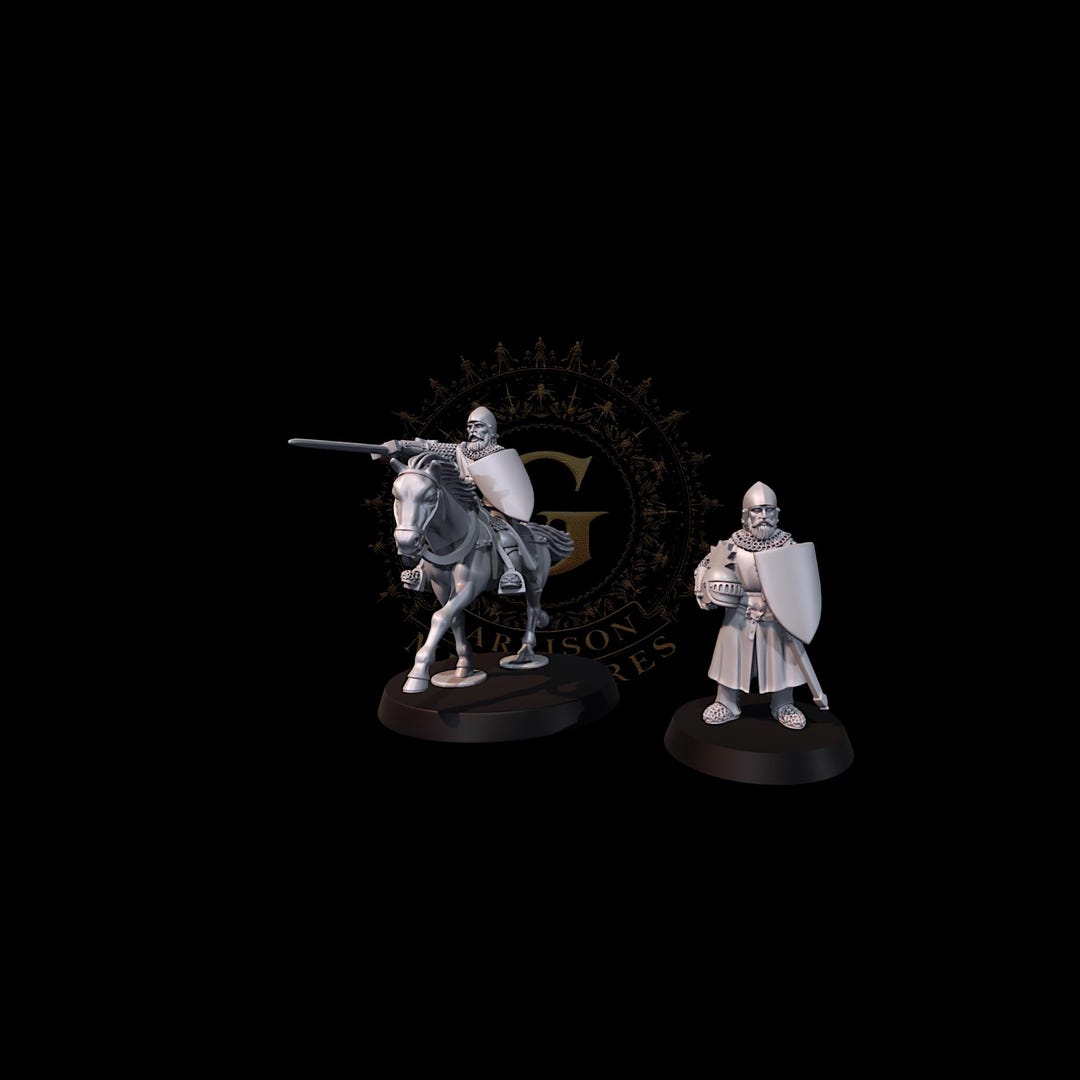 Sir James Douglas, Foot and Mounted, 28mm Medieval Wargame & Display ...