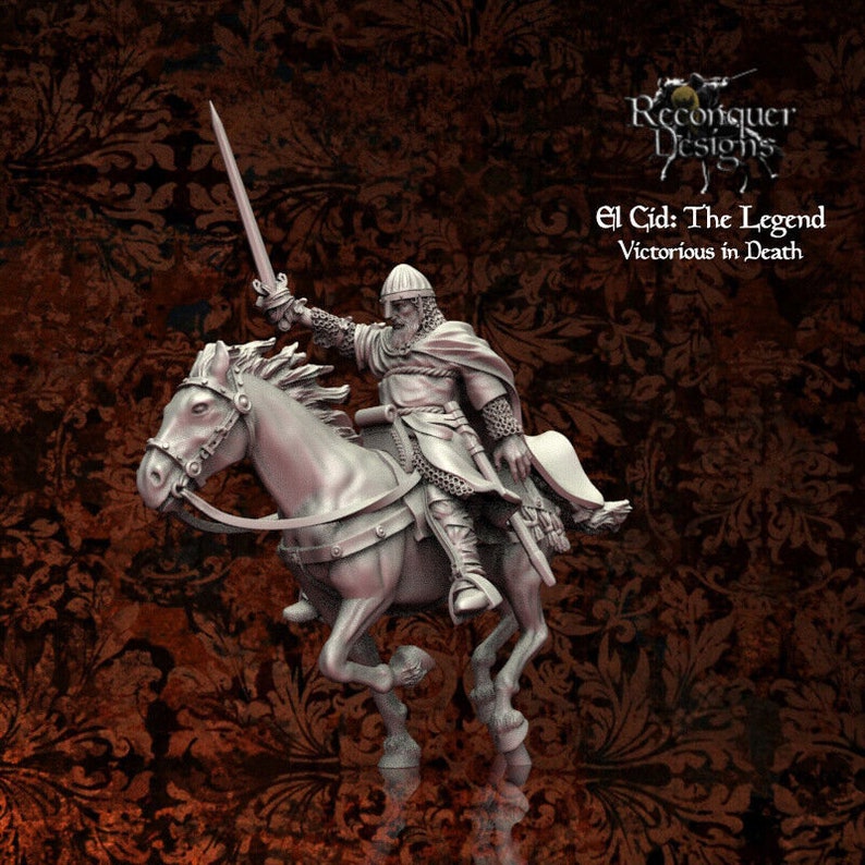 El Cid Miniature: 28mm Wargame Figure by Reconquer Designs - Etsy