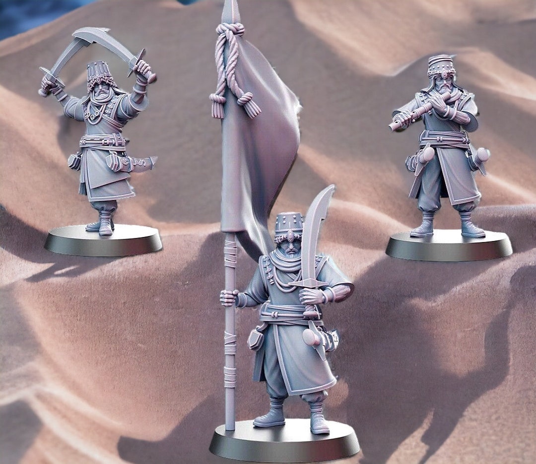 Easterling /arabic Infantry Dervish Command LOTR MESBG Etc 28mm 1/56 ...