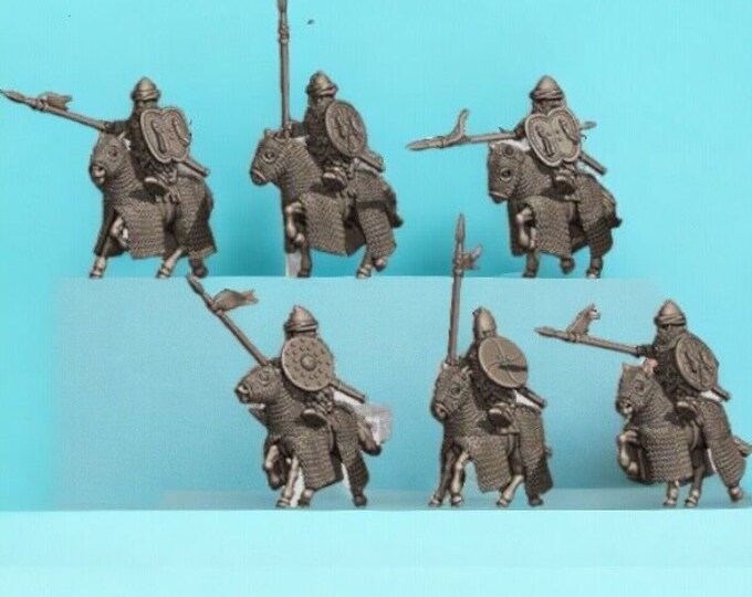 8x Carolingian Cavalry Squad 3D Resin Printed, 28mm Scale - Etsy
