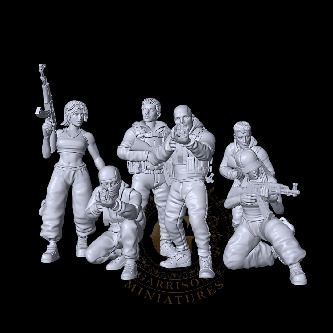 Post-apocalypse / Modern Russian Etc Mercenaries: 32mm Wargame and ...