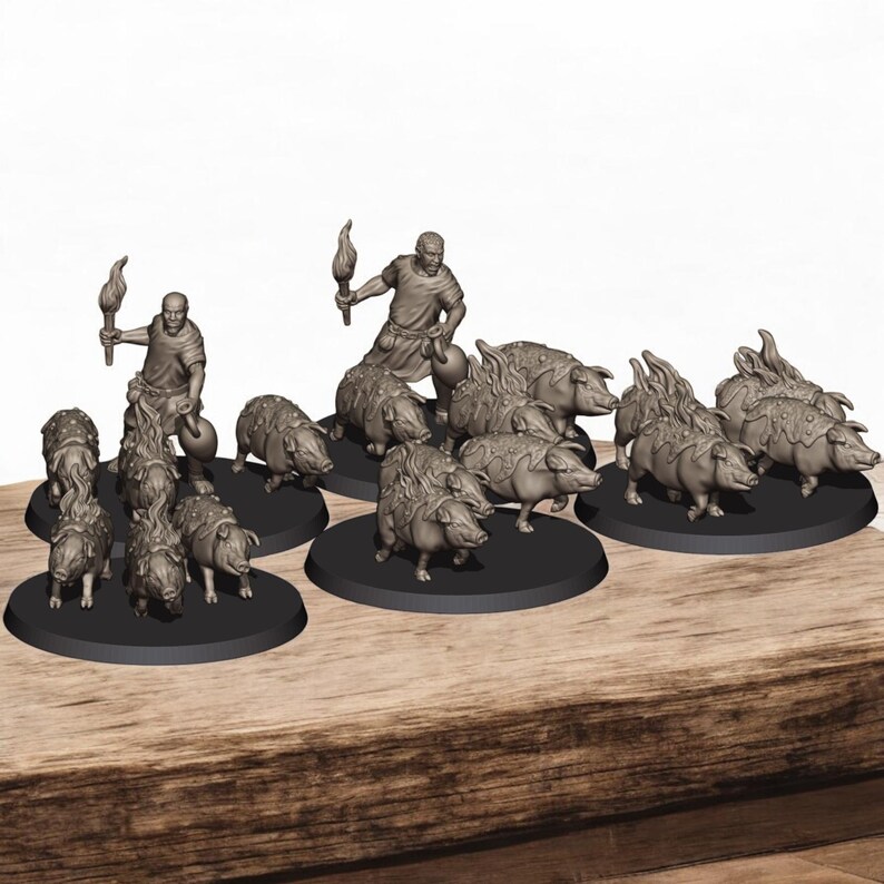 Incendiary Pigs: 28mm Ancient Roman Wargame and Display Miniatures - Etsy