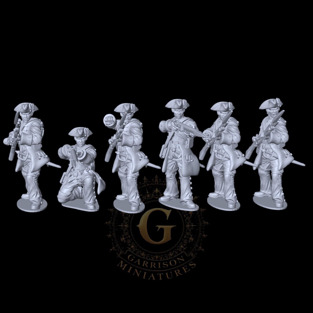 Jacobite Irish Picquets "wild Geese" X6: '45 Rebellion, Culloden 28mm ...