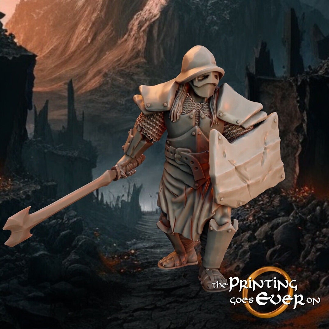 Assault Orc Squad Set B - LOTR MESBG 28mm 1/56 Unpainted Wargames ...