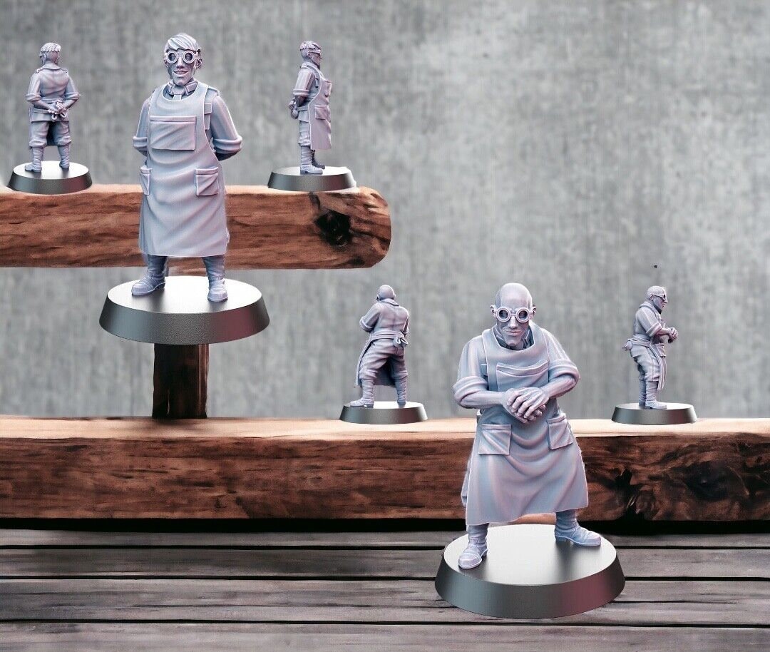 Mad Scientists:28mm Wargame Miniatures - Etsy