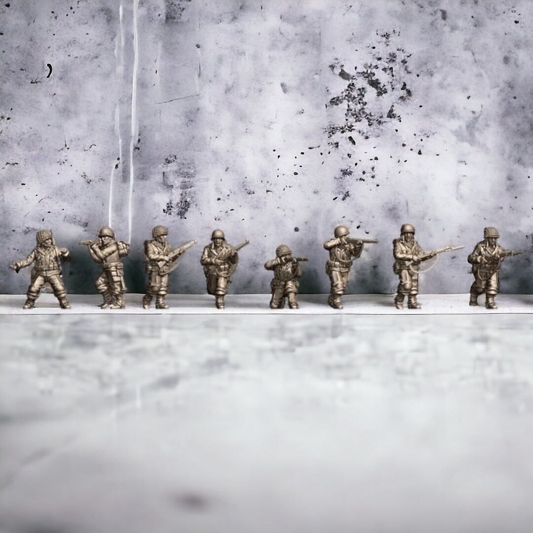 WW2 US Riflemen - Ideal Bolt Action 28mm 1/56 Wargames and Collectors ...