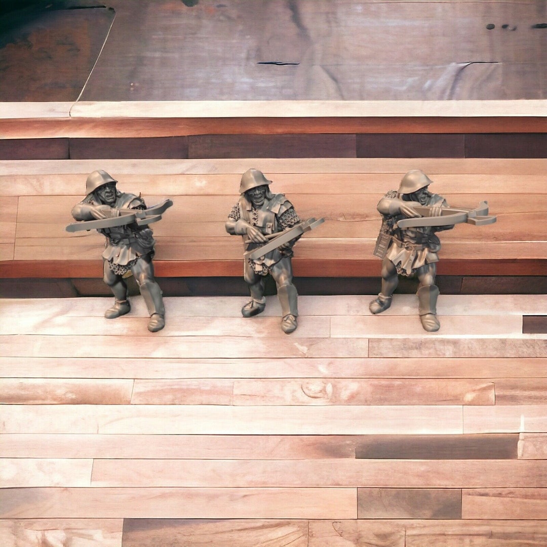 Orc Crossbows X3 MESBG, LOTR 28mm 1/56 Wargames Collectors Figures by ...